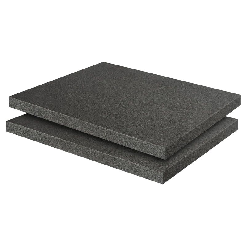 SDLDEER 2 PCS Polyurethane Foam Sheet, 40 x 30 x 4cm Tool Box Foam ...