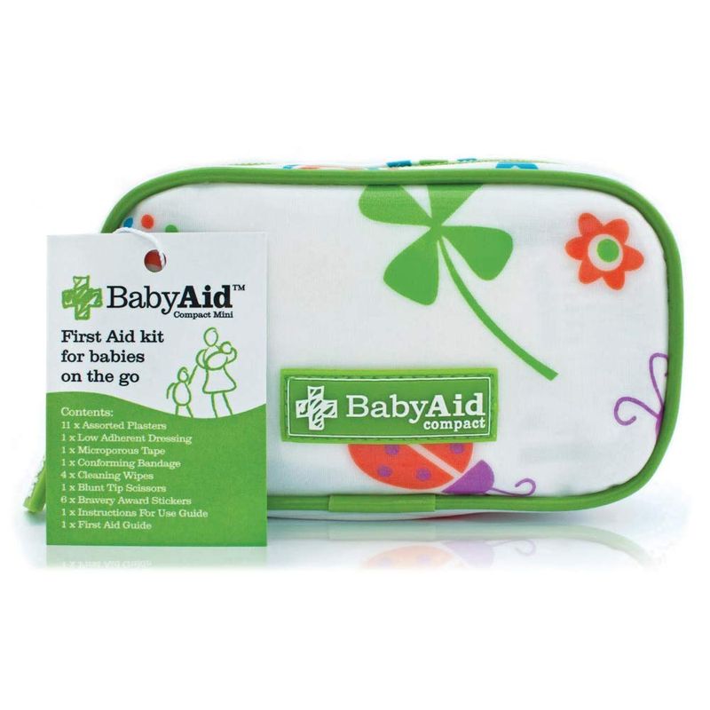 Baby Aid Compact Mini - The Original and Best Travel First Aid Kit for ...
