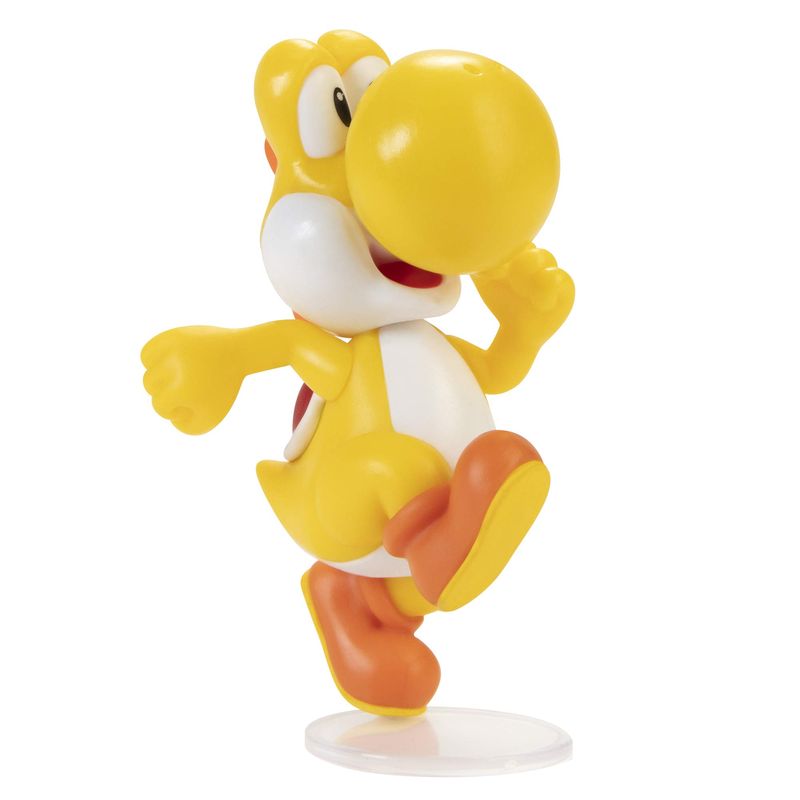 Super Mario Running Yellow Yoshi 2.5" Collectible Toy Action Figure ...