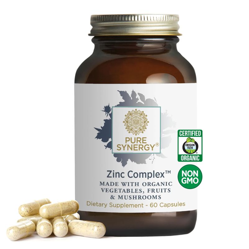 PURE SYNERGY Zinc Complex | Immune Support Supplement | Natural, Vegan ...
