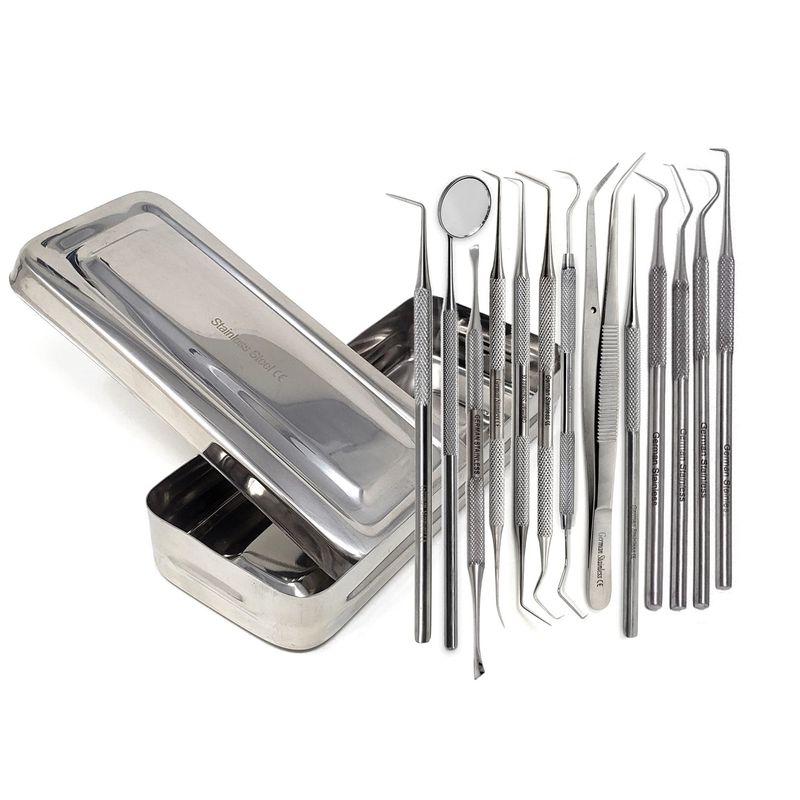 Comprehensive Dental Set of 13pc Plaque & Tarter Removing Double ...
