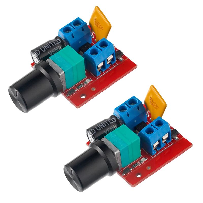 BOJACK DC Mini Motor PWM Speed Controller Small LED Dimmer 5A 90W 3V 6V ...