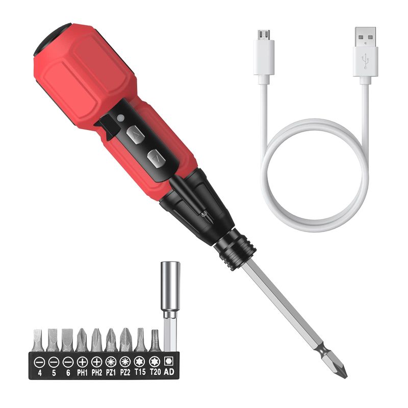 Electric and Manual 2 in 1 Electric Screwdriver, Ball Grip Screwdriver, Nut Screwdriver ...