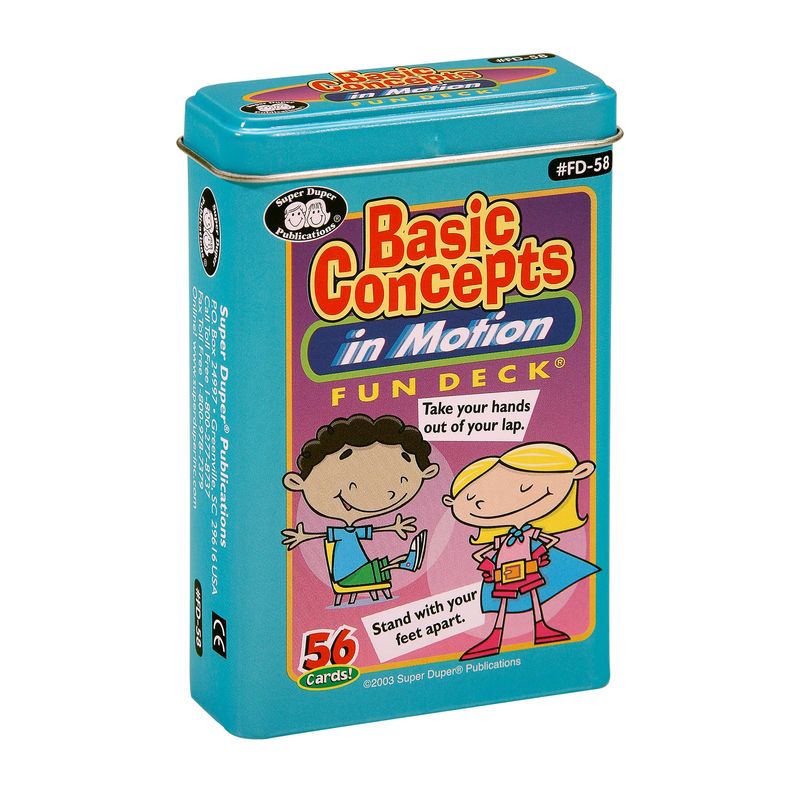 Super Duper Publications | Basic Concepts in Motion Fun Deck Flash ...