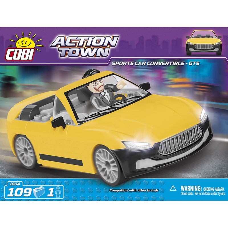 Action Town 1804 Sports Car Convertible - Gts, COBI-1804, COB01804 ...
