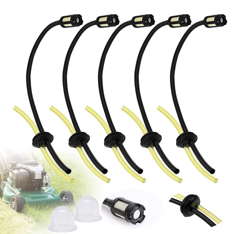 BUENTYA 5 Set Strimmer Fuel Pipe, Universal Grass Trimmer Fuel Line ...