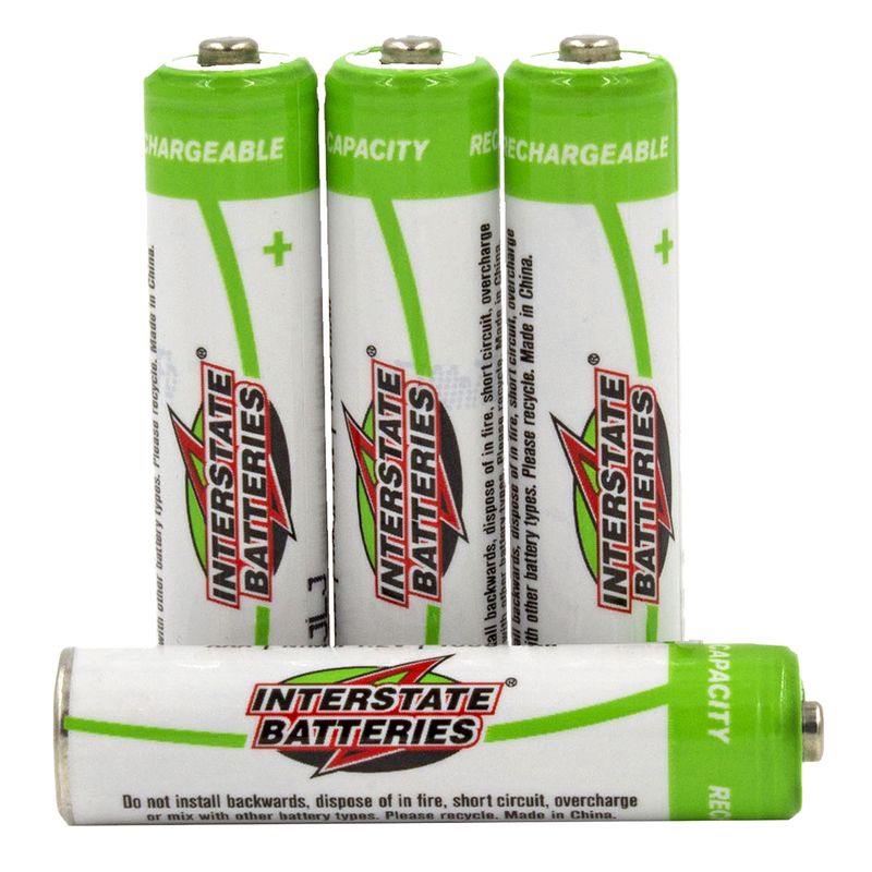 Interstate Batteries AAA Rechargeable Battery (4 Pack) Radios, Cameras ...