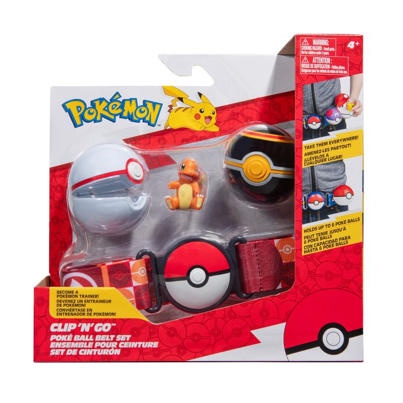 Pokémon Clip ‘N’ Go Belt Set - 2-Inch Charmander Battle Figure with ...