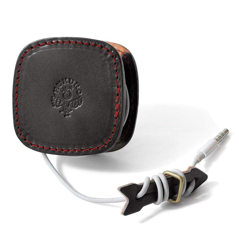 [HUKURO] iyahonke-su – Spin – Genuine Leather Tochigi Leather blk - EveryMarket