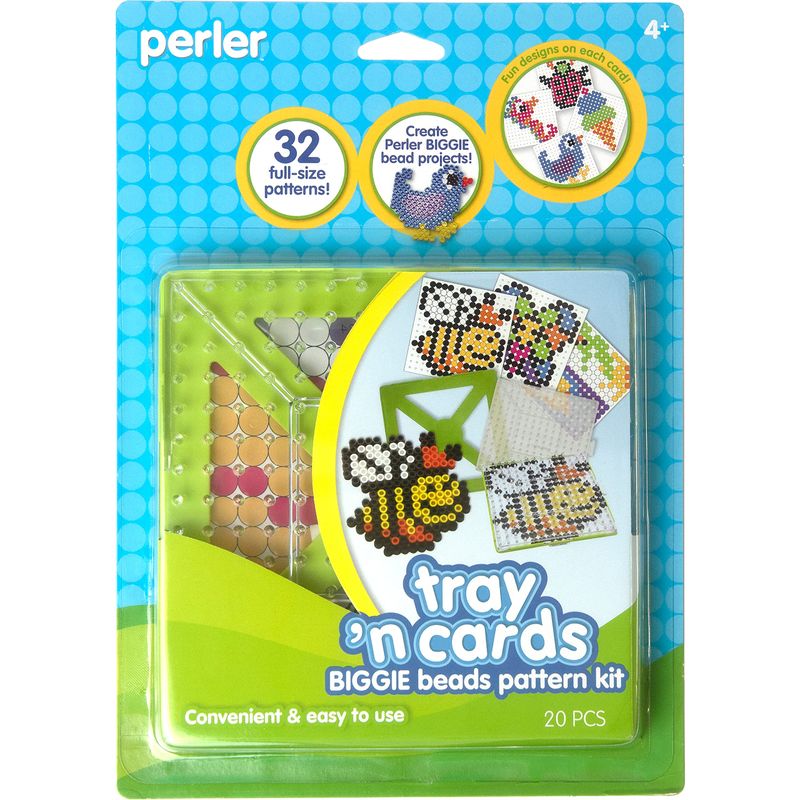 Perler 80-70729 Biggie Fuse Bead Pattern Cards and Pegboards ...