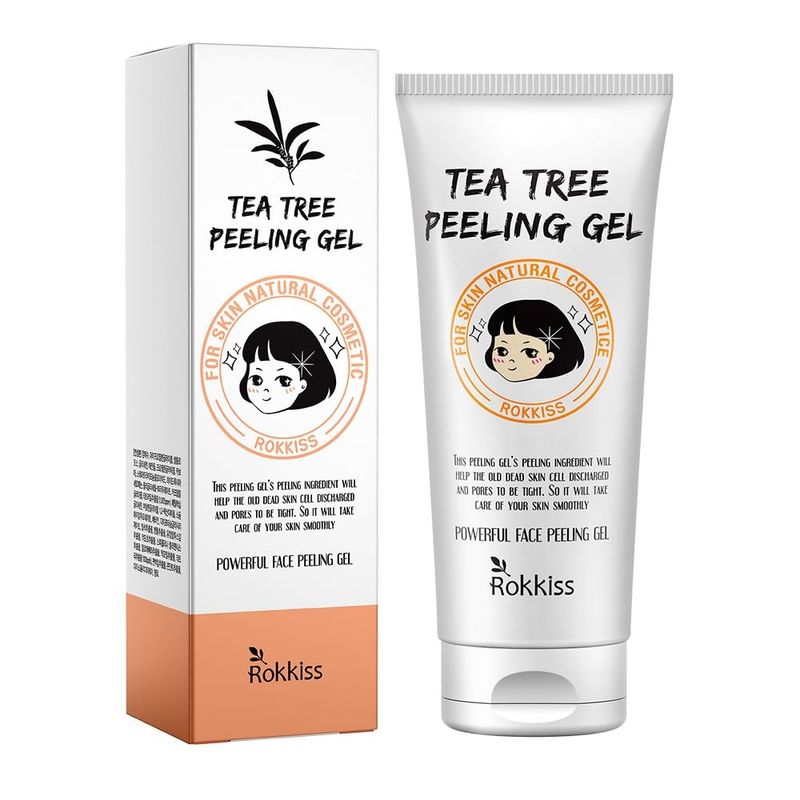 ROKKISS Tea Tree Peeling Gel (4.1fl oz) - Gentle Exfoliating Gel for ...