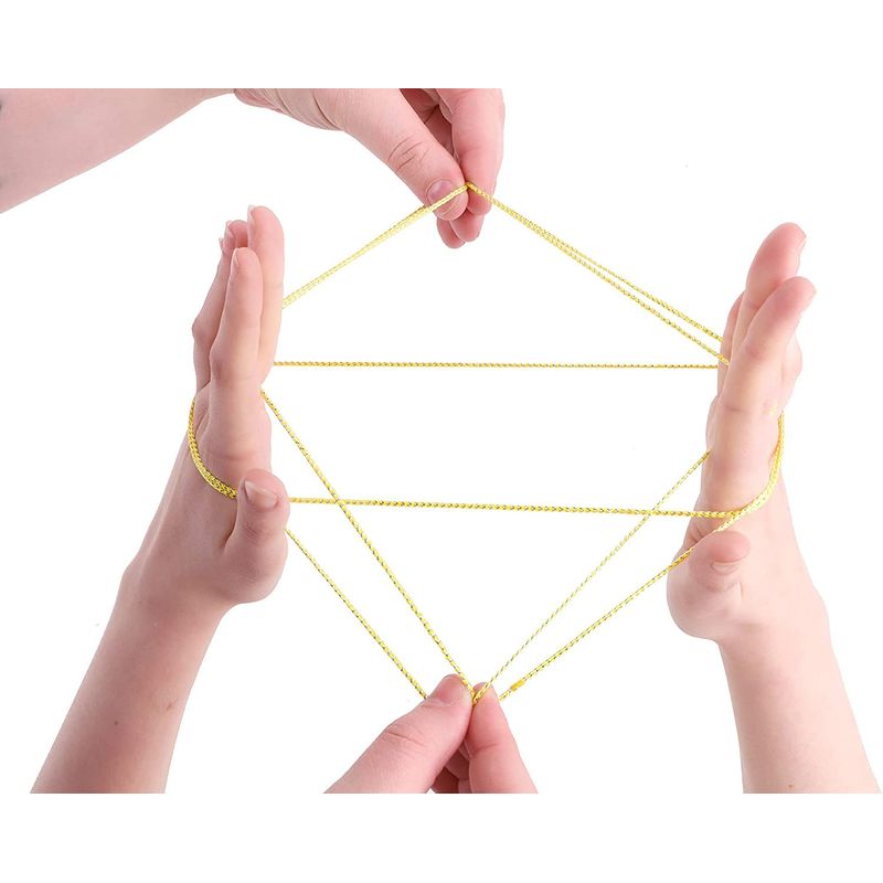 Toyland® Cats Cradle - Cat's Cradle - Magical String Art - Multi-Coloured Tricks - Retro Toys ...
