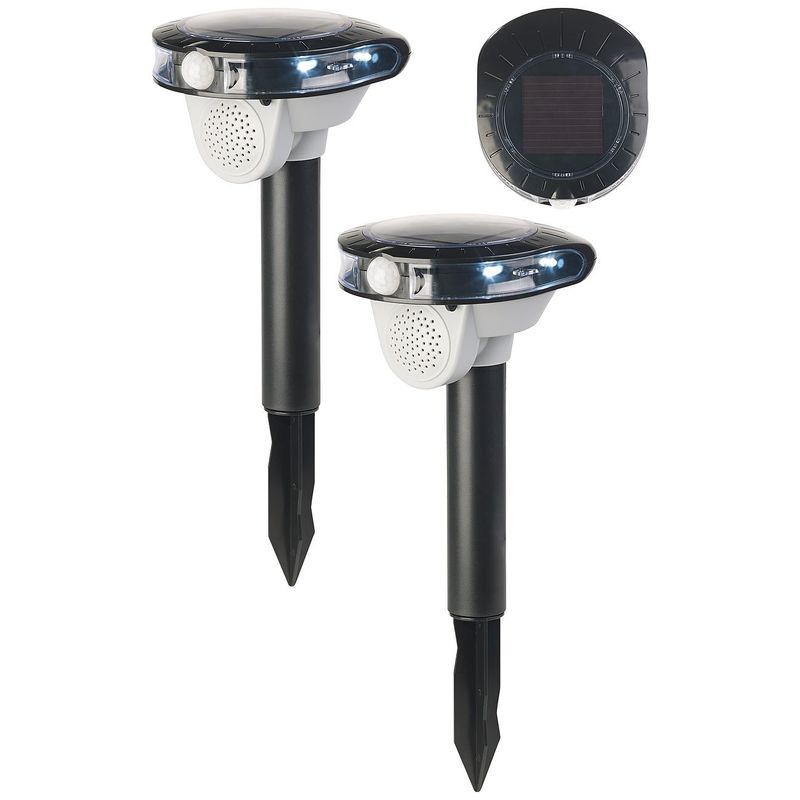 Royal Gardineer Solar Scarecrow: Set of 2 Solar Bird Scarers with ...