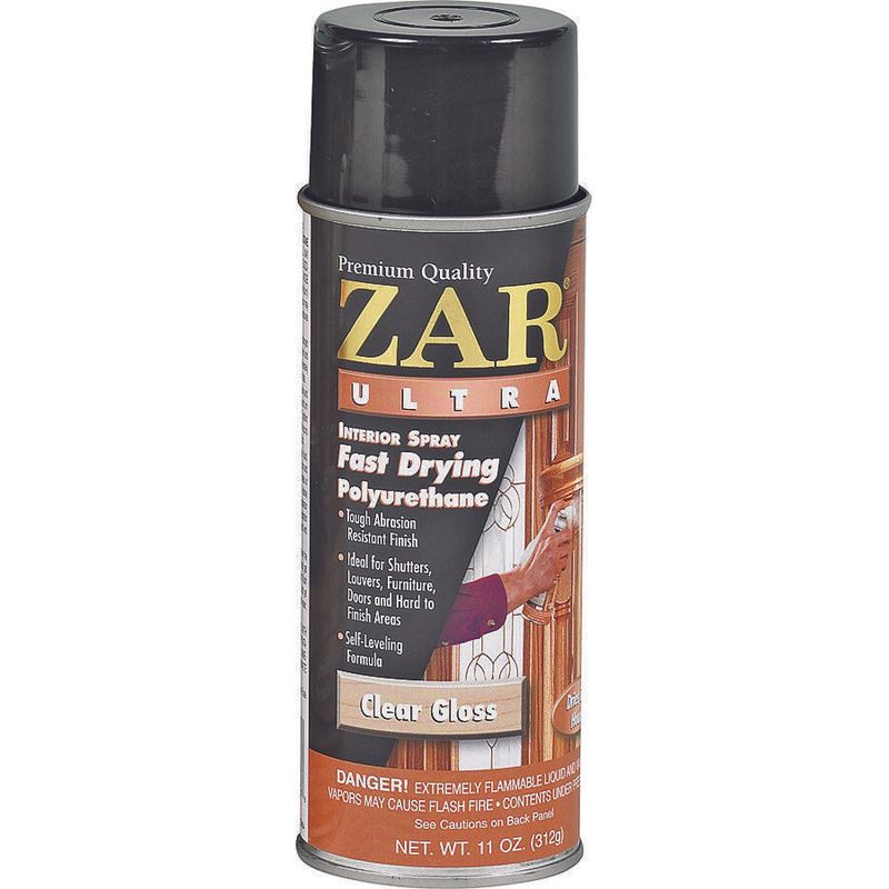 ZAR 32807 11 oz Clear Gloss Fast Drying Ultra Interior Polyurethane ...