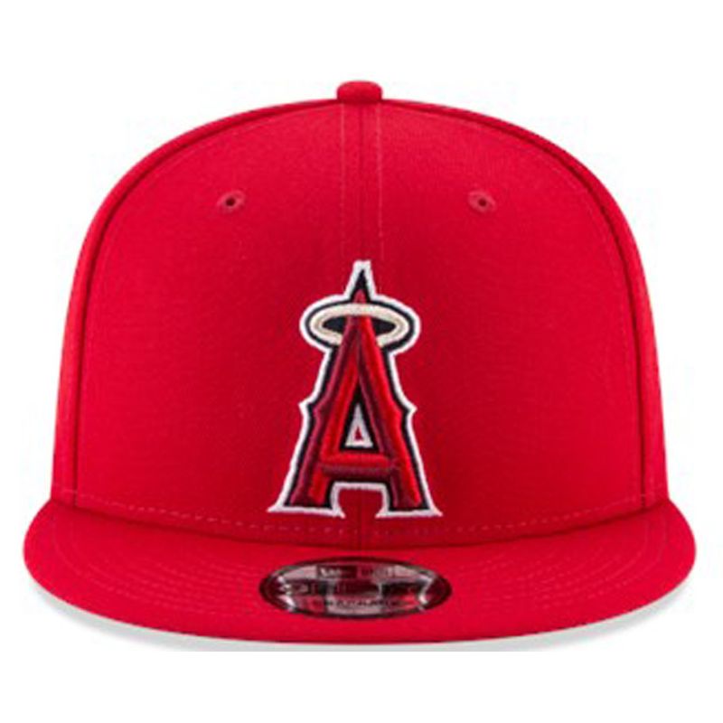New Era Authentic Angels Red 9Fifty Snapback OSFM Hat Cap- Adjustable ...