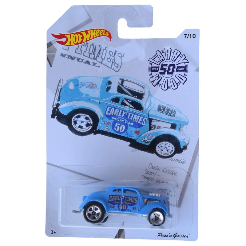 Hot Wheels Pass'n Gasser 7/10 [Blue], Larry Wood 50th Anniversary - Online Marketplace - EveryMarket