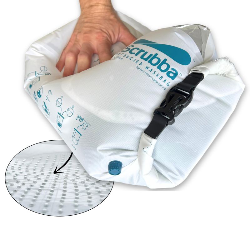 Scrubba Untouched Wash Bag - Portable Washing Machine - Eco-Friendly ...