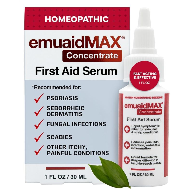 emuaid EMUAIDMAX Concentrate Homeopathic First Aid Serum, All-Natural ...
