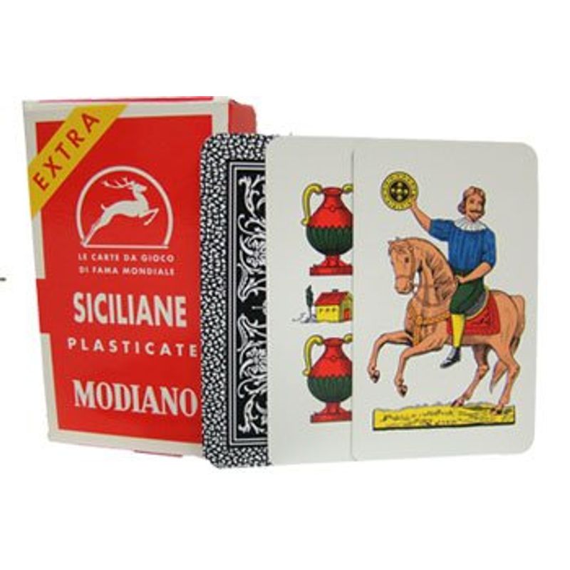 Modiano Siciliane N96 Italian Regional Playing Cards - 1 Deck - Online ...
