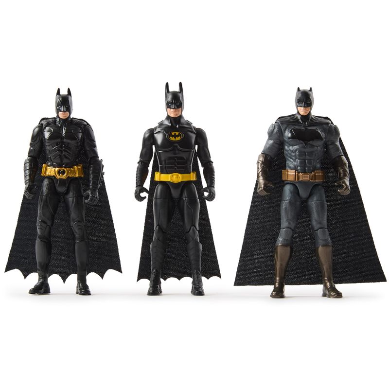 DC Comics, Batman 85th Special Edition Batman Action Figures 3-Pack, 4 ...