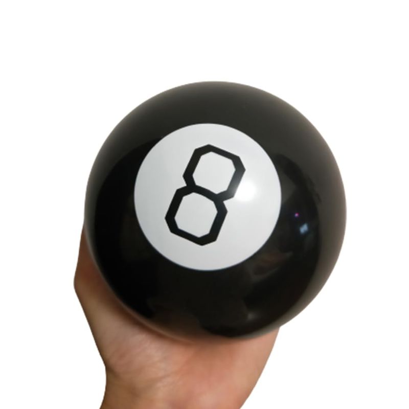 Mystic 8 Ball Decision Making Fortune Telling Ball Retro Game Novelty ...