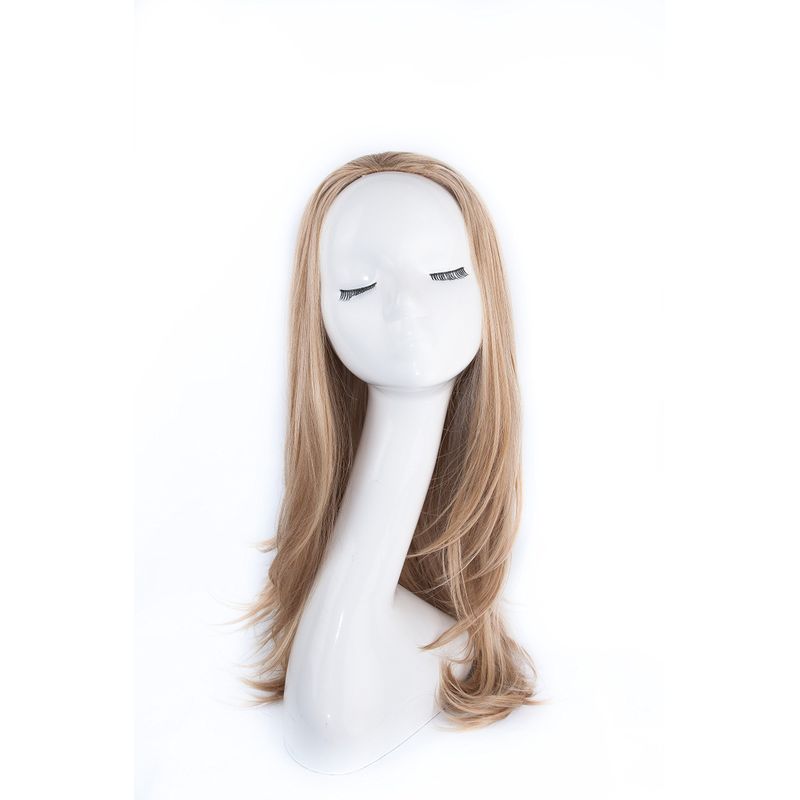 Bombshell Hair Extensions 3/4 Half Head Hair Piece 24 inches Heat ...