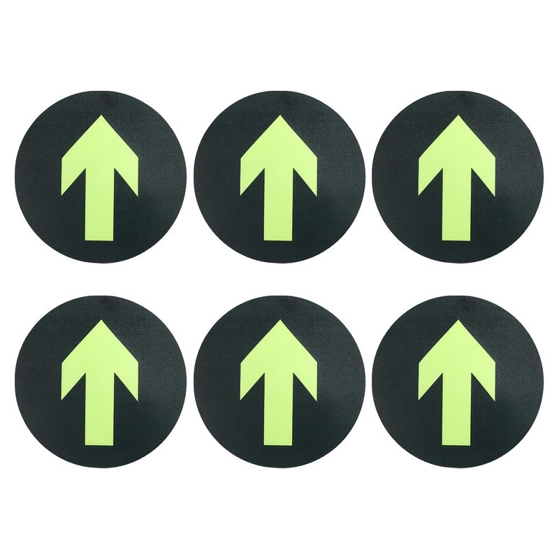 PATIKIL Glowing Arrow Sign Sticker, 12 Pack Round Directional Adhesive ...