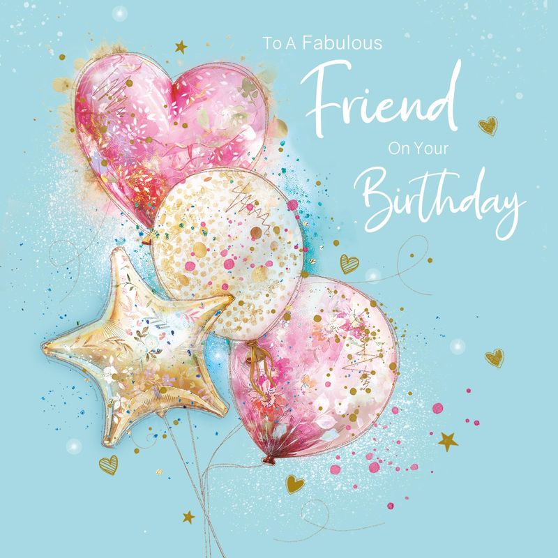 Cherry Orchard | FABULOUS FRIEND Birthday Card | Birthday card for ...