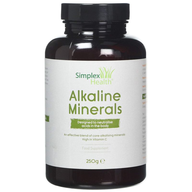 SimplexHealth Alkaline Minerals Powder. Make an Alkaline Drink with ...