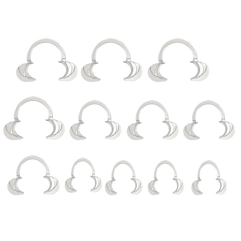 Dental Cheek Retractor, 12 Pack C-Shape Autoclavable Mouth Opener for ...