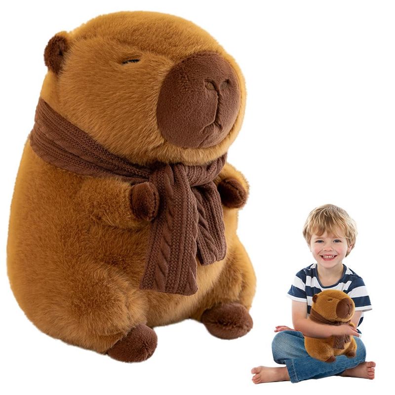 Vmxlso Capybara Plush Toy, 25cm Cute Capybara Teddy Toy, Soft Stuffed ...