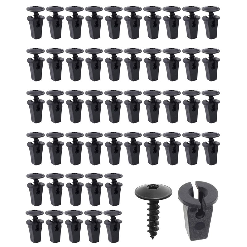Flaconi 50 PCS Car Body Trim Clips M5x16mm,Car Trim Clips Plastic ...
