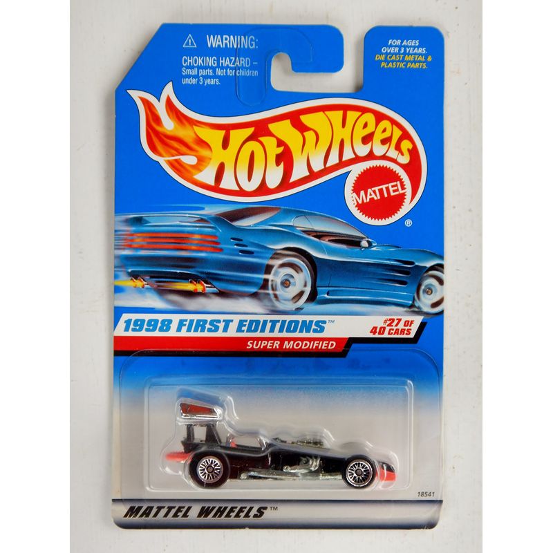 1998 - Mattel / Hot Wheels - Super Modified (Black) - 1998 First ...