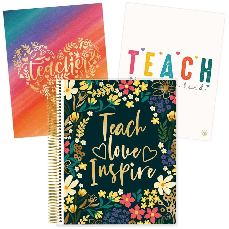 bloom daily planners Undated Academic Year Teacher Planner & Calendar ...