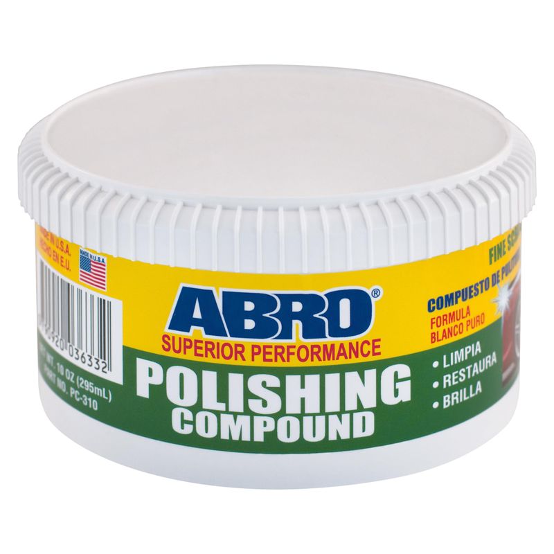 ABRO Superior Performance Polishing Compound, 10 oz., High-tech Shine ...