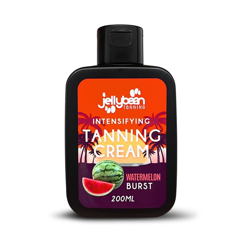Jellybean Tanning Intensifying Cream 200ml, Watermelon Scent – Sunbed & Outdoor Tanning ...