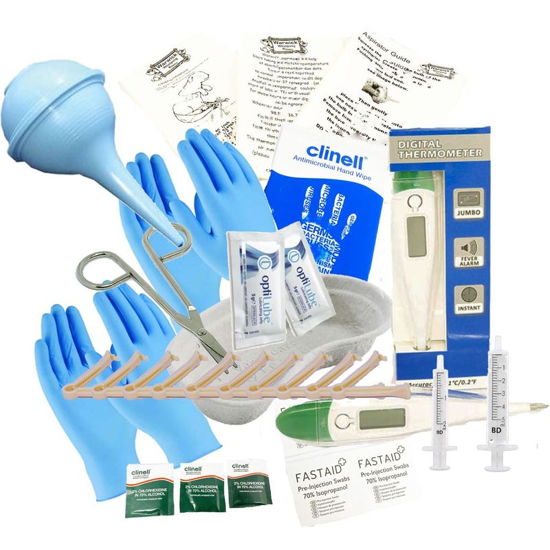 Whelping Kit The Best Value Disposable Kit for Breeders 10 Clamps ...