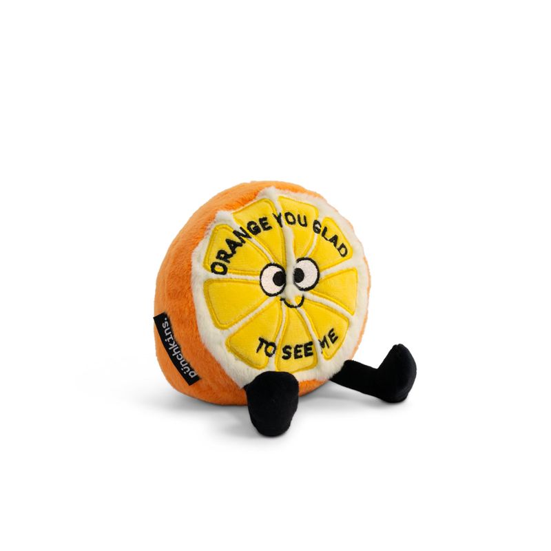 Orange You Glad to See Me Meme Plushie - Funny Pun Meme Gag Gift ...