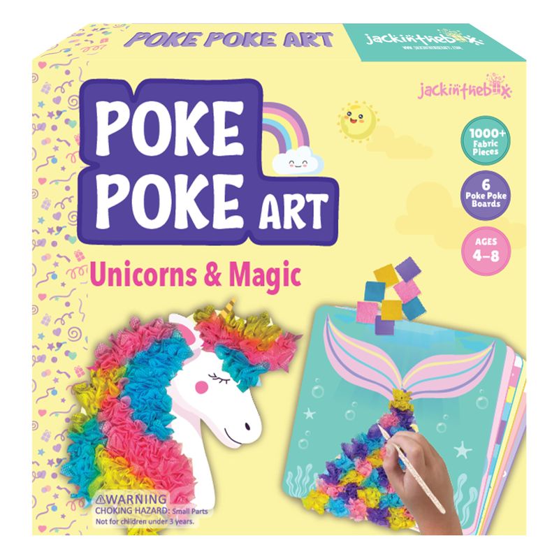 jackinthebox Poke Poke Art for Kids - Unicorns, Mermaids, Princess, and ...