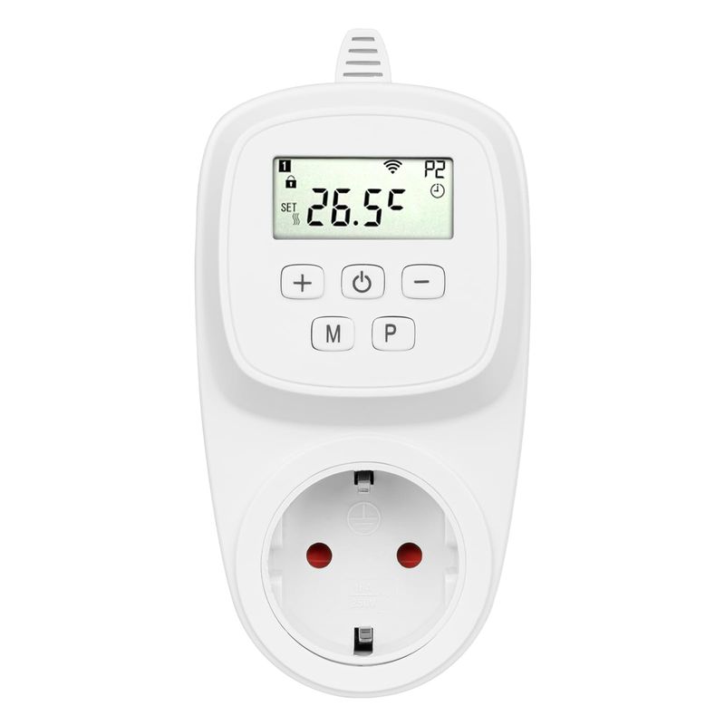 Smart Socket Thermostat Digital WiFi Room Controller for Floor Heating ...