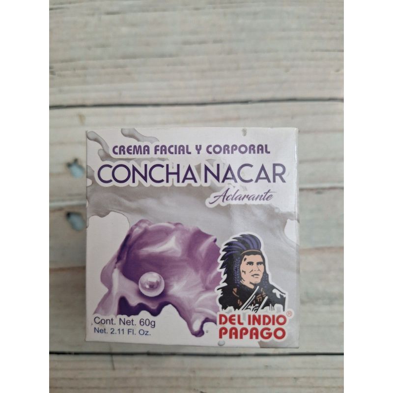 Del Indio Papago Crema Facial Y Corporal Conchanacar Aclarante 60 gr ...
