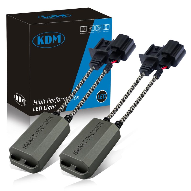 KDM H13 9008 LED Light Decoder Canbus,Anti Flickering Error Free Load ...