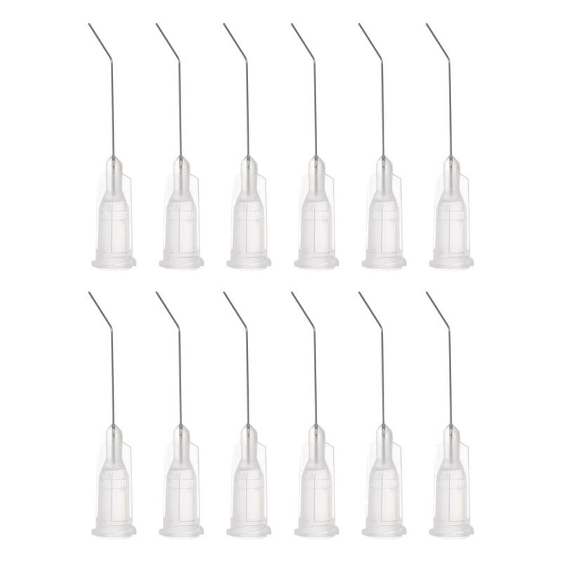 sourcing map Pack of 12 Blunt Pointed Dosing Needles 27 Gauge 45 ...