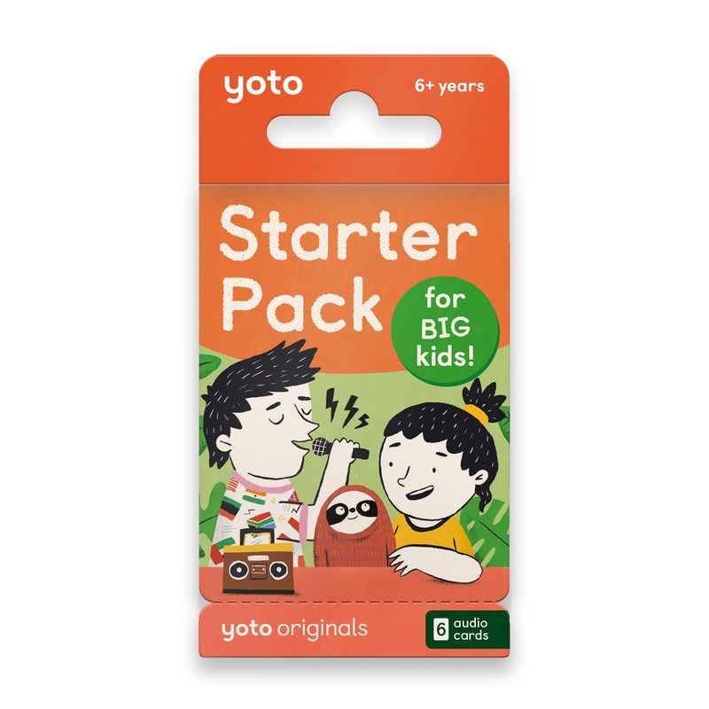 Yoto Starter Pack for Big Kids – 6 Kids Audio Cards for Use with Player ...