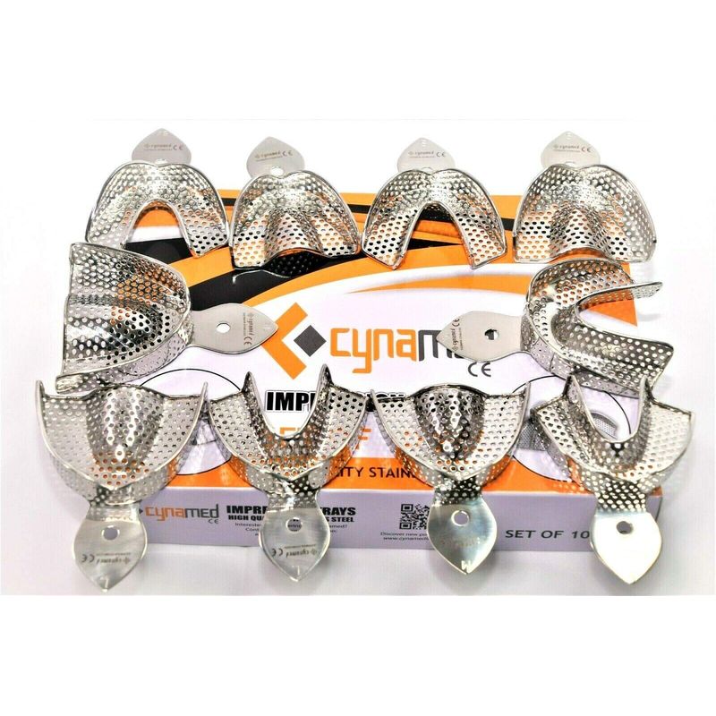 Premium German -Dental Ortho Impression Trays Stainless Steel ...