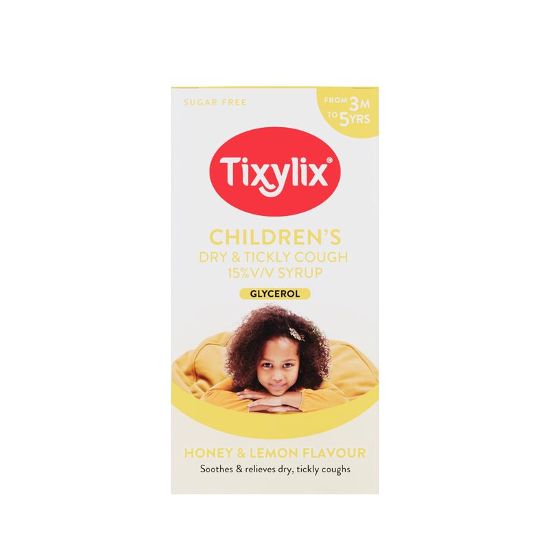 Tixylix Children's Honey and Lemon Dry & Tickly Cough Syrup 100ml ...