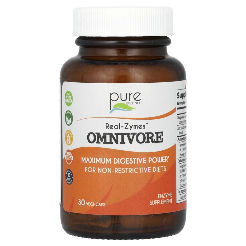 Real-Zymes, Omnivore, 30 Vegi-Caps - Online Marketplace - EveryMarket