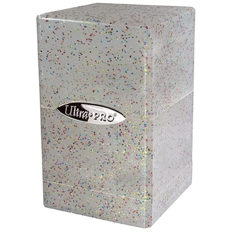 Ultra Pro - Satin Tower 100+ Card Deck Box (Glitter Crystal) - Protect ...