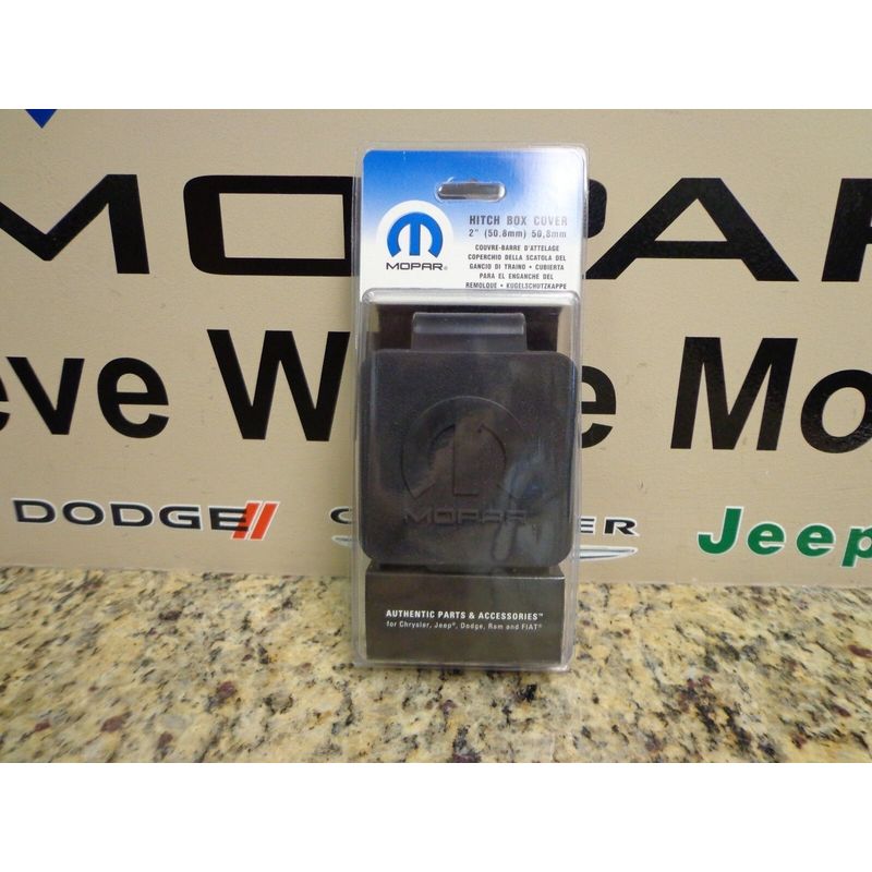 05-22 CDJR Trailer Hitch Receiver Plug Cover W/Logo 2 inch Mopar New ...