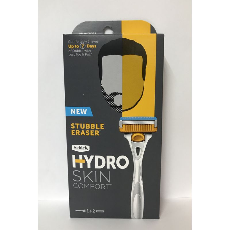 Schick HYDRO Skin Comfort Stubble Eraser Men’s Razor Blade W/ 2 Razor ...